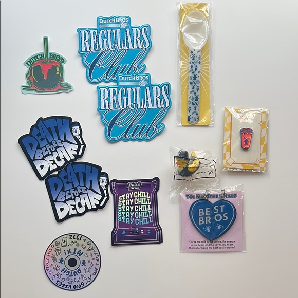 Dutch Bros | Other | Dutch Bros Vibrant Sticker And Accessory ...